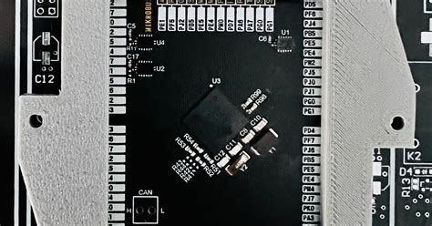 Mcu Card For Tiva 8 Bit Port Case By 3dprinto Download Free Stl Model