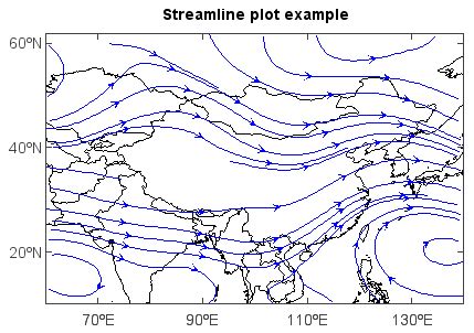 Streamline Plot MeteoInfo 3 6 Documentation
