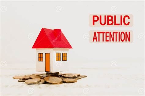 Conceptual Display Public Attention Internet Concept The Attention Or Focus Of The General