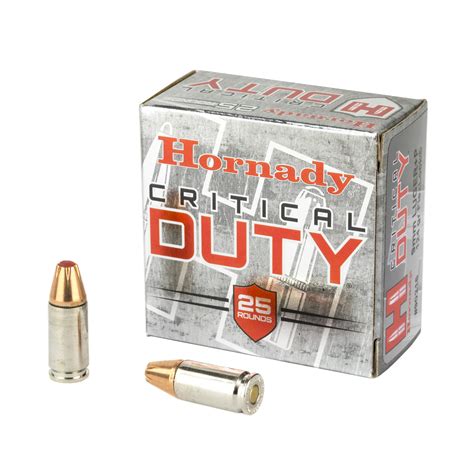 Hornady 9mm Luger P 125 Gr Flexlock Critical Duty 25rd Top Gun Supply
