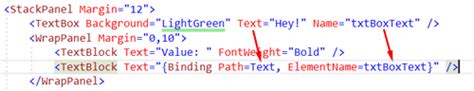 Wpf Data Binding In Xaml