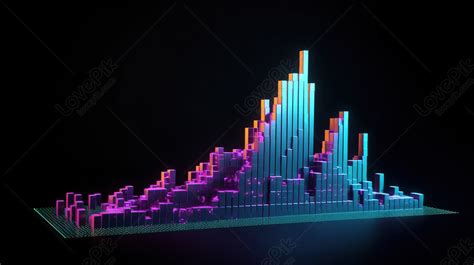 3d 렌더링된 비즈니스 차트 히스토그램 배경을 사용하여 성장과 미래 경제 개념을 설명하는 상승 그래프 비즈니스 성장 배경 3d 성장 배경 경제 성장 배경 이미지