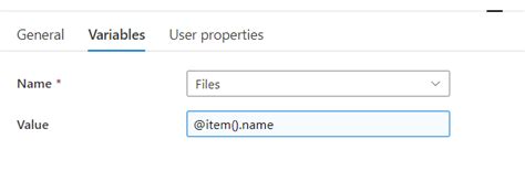 Azure Data Factory Cannot Save The Output Of Set Variable Into File