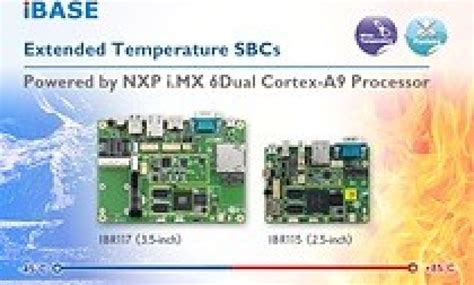 Extended Temperature Sbcs Powered By Nxp Imx 6dual Cortex A9 Processor