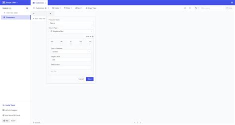 NocoDB 简单 CRM 的无代码方案 LowCode