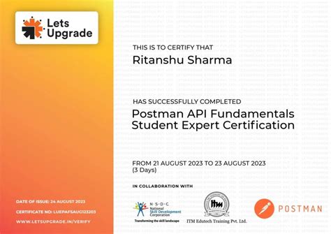 Ritanshu Sharma On Linkedin Postmanstudent