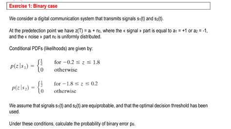 Solved We Consider A Digital Communication System That