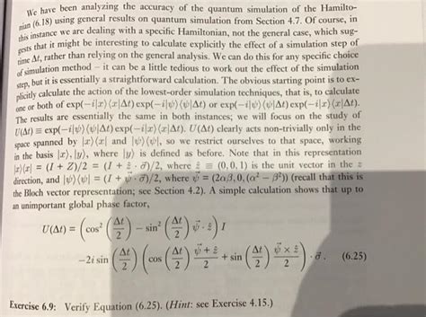 Solved Verify Eq 6 25 From Nielsen And Chuangs Quantum
