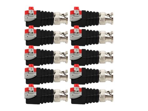 Bnc Male Connector With Easy Connect Button Pack Of 10 Shop Today Get It Tomorrow