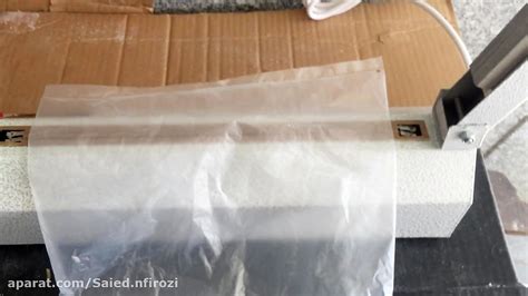 دستگاه دوخت برش پلاستیک دستی رومیزی ۴۰ سانت ایرانی با کیفیت