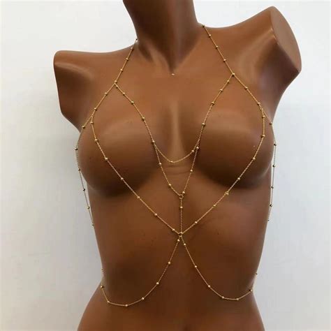Wedding Body Chain Jewelry Sex On The Beach Party Gift For Her Summer Accessories Etsy