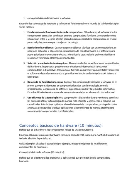 Guia3conceptos Básicos De Hardware Y Software Pdf