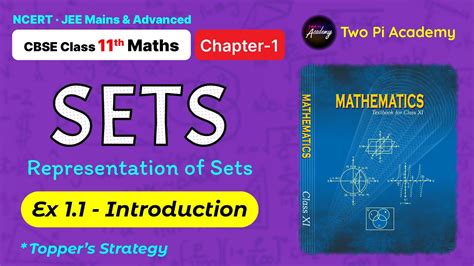 Representation Of Sets Class 11th Ncert Maths Sets Ex 11