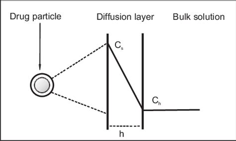 Dissolution Of A Drug According To Diffusion Layer Model Download