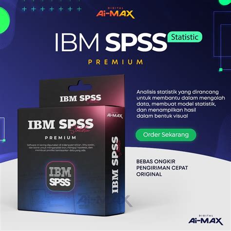 Jual [] Ibm Spss Statistics 30 Pro Advanced Statistical Analysis Software [ ] Shopee Indonesia