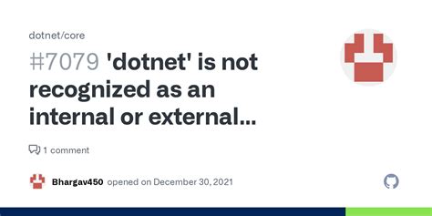 Dotnet Is Not Recognized As An Internal Or External Command Operable Program Or Batch File