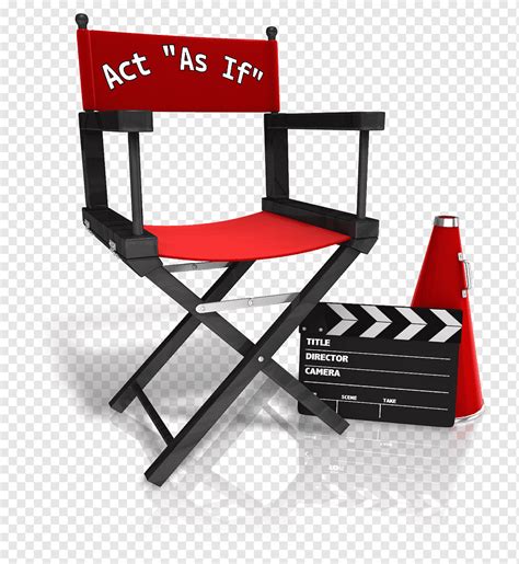 빨강과 검정 감독 의자 예술 할리우드 감독 의자 영화 감독 의자 가구 장면 영화 Png Pngwing