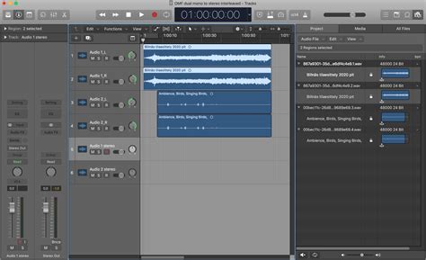 Dual mono to interleaved stereo in Logic Pro X Jesper Jeppe Söderström
