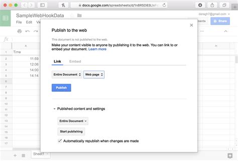 Reading From A Google Spreadsheet DioT Labs