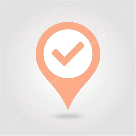 Periksa Pin Map Icon Map Pointermarkers Tanda Arah Titik Vektor Tanda