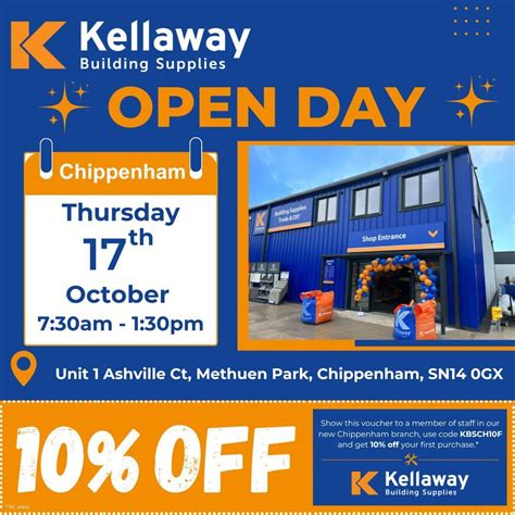 📢 Calling All Kellaway Customers Trade And Diy 📢 👍 Please Join Us To Celebrate Our New Branch