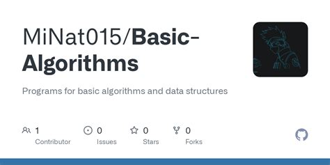 Github Minat015basic Algorithms Programs For Basic Algorithms And