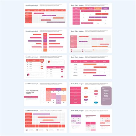 Gantt Chart Powerpoint Fully Editable Templates Gantt Charts