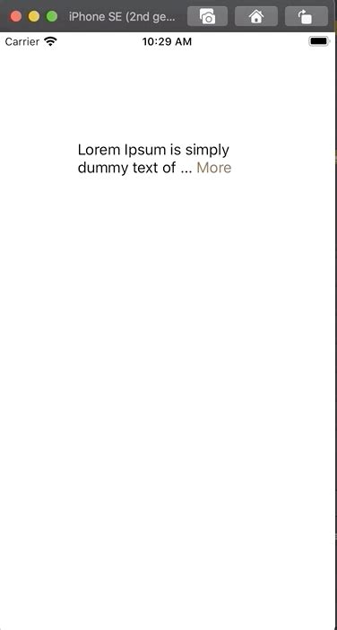 Ios Add Read More To The End Of Uilabel Stack Overflow