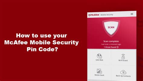 How To Set A McAfee Mobile Security Pin Code Infoik