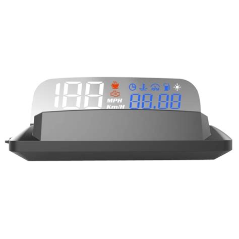 H400s 자동차 37 인치 Obd 모드 Hud 헤드 업 디스플레이 지원 엔진 고장 경보 수온 경보 전압 경보