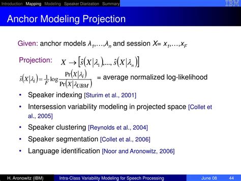 ppt intra class variability modeling for speech processing powerpoint