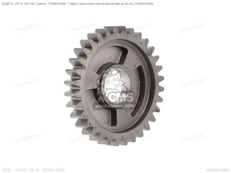 77033011000 Idler G 1st G 32 T 06 Ktm Buy The 77033011000 At Cmsnl