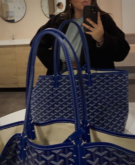 Blue Goyard Bag
