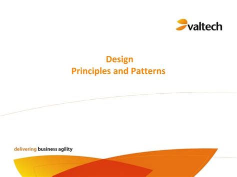 Designprinciples And Designpatterns Ppt