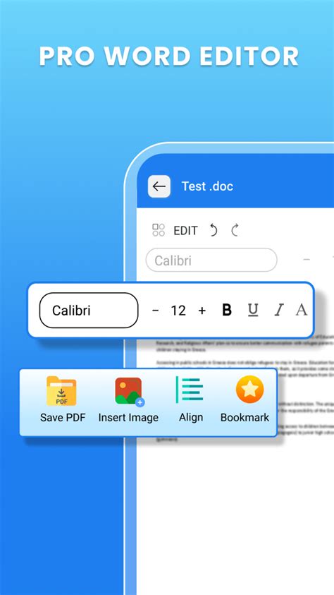Android için Word Edit Excel PDF editor İndir