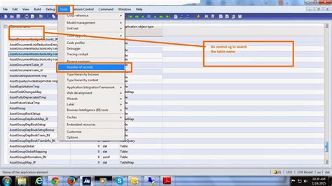 Axwonders No Of Records In The Tables In Ax 2012