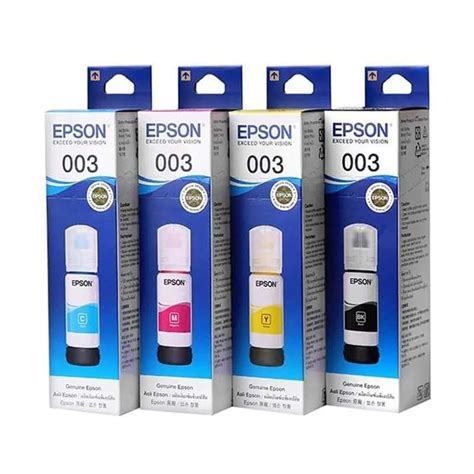 Daftar Harga Tinta Printer Tinta Epson 003 Black 🔥 Original