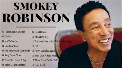 Greatest Classic Soul Hits Of Smokey Robinson Best Songs Smokey
