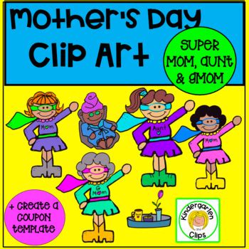 Mothers Day Clip Art By Kindergarten And Clips Tpt
