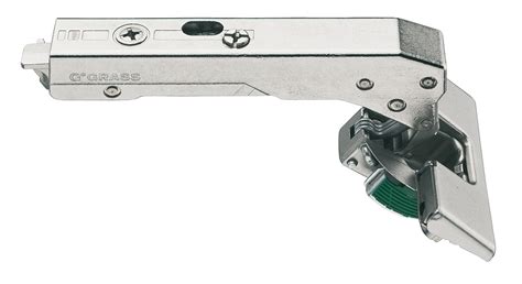 Grass Concealed Blind Corner Hinge Tiomos 110° Opening Angle Inset Mounting Häfele
