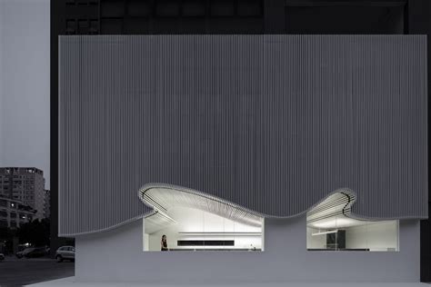 If Design Runxuan Textile Office A Curvilinear Building