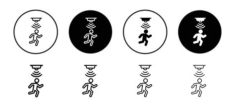 motion sensor icon set collection for web 47482742 vector art at vecteezy
