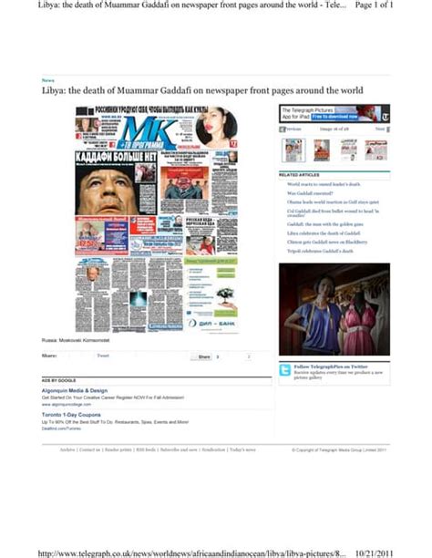 Libya Gaddafi Newspaper 12 Pdf