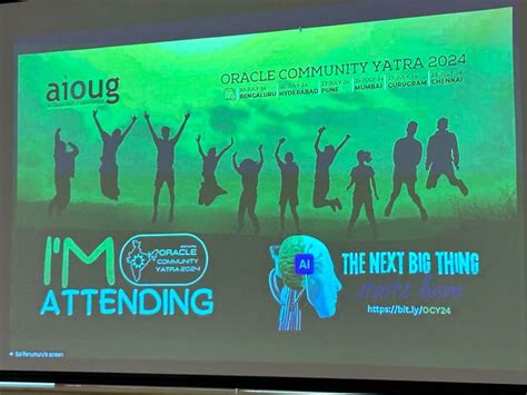 Rudra Banerjee On Linkedin Aioug Oracle Oci Ocyatra2024
