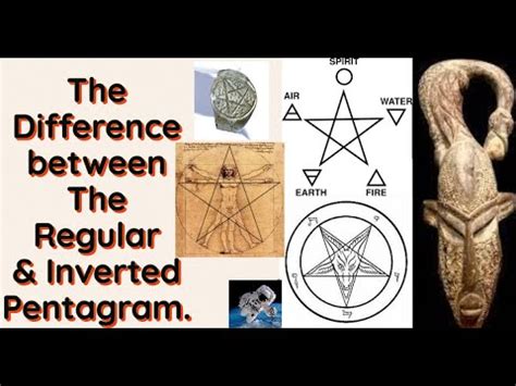The Difference Between The Regular And Inverted Pentagram Youtube
