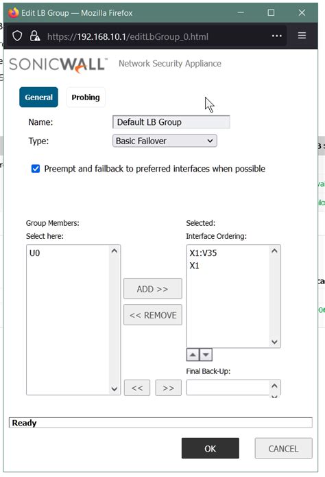 How To Configure Sonicwall To Use Wan X1 Interface With A Vlan Id Or Tag