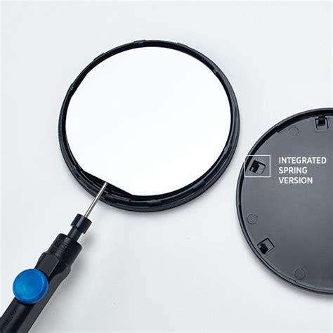 Coin Style Single Wafer Shipper Esd Safe 4 100 Mm Integrated Spring Version