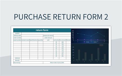 Purchase Return Form 1 Excel Template And Google Sheets File For Free Download Slidesdocs