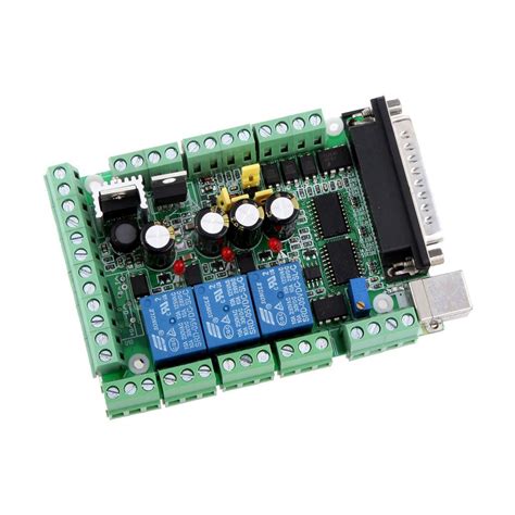 Buy 4 Axis Cnc Breakout Interface Board For Stepper Motor Driver Mach3 Usb Cable Online At