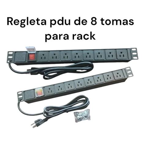 Regleta De Rack De 8 Tomas Mercadolibre 📦